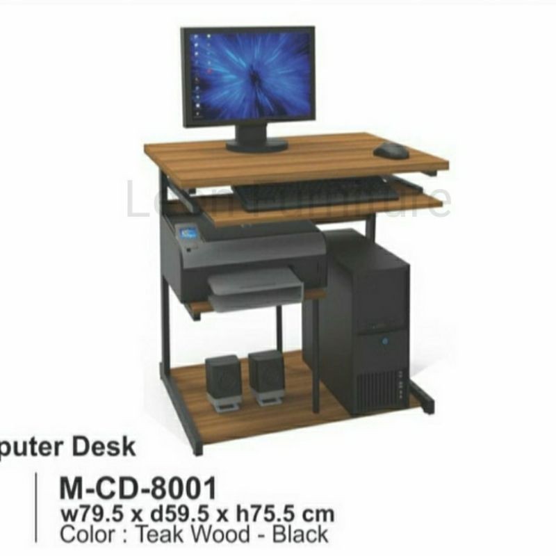 Jual Meja Komputer - Computer Desk type MCD-8001 produksi EXPO | Shopee ...