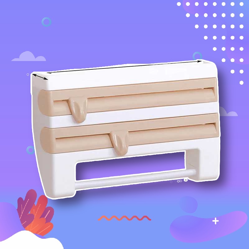 Jual Rak Toilet Organizer Kamar mandi Dapur Kitchen set Tisu Tin Foil ...