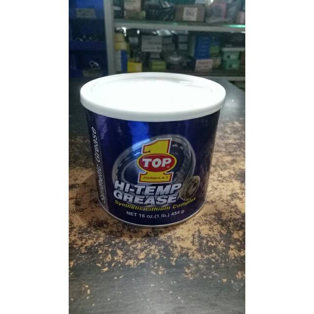 Jual Top One Hi Temp Synthetic Lithium Grease 1LB Kaleng - Gemuk ...