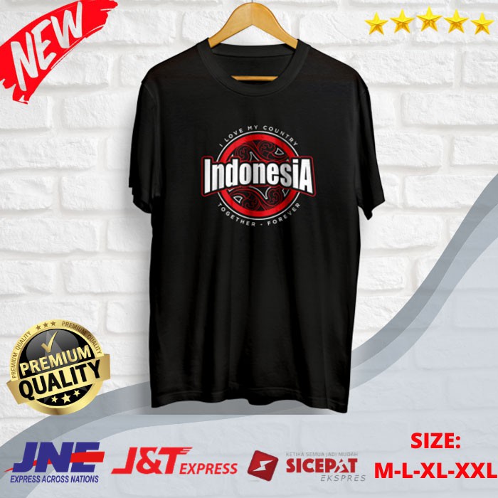 Jual Baju Kaos Distro Pria Cowok /T-Shrit Pria Cotton Combed 30s Indonesia Together | Shopee ...