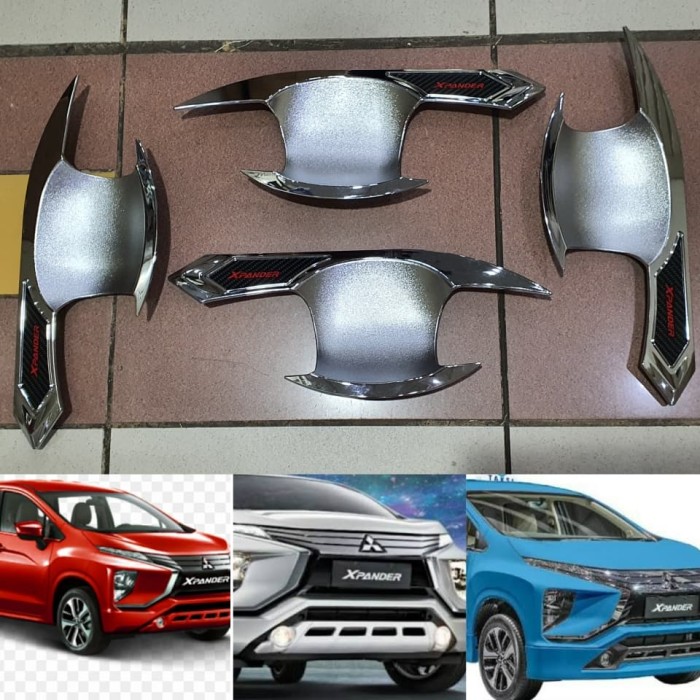 Jual Outer mangkok + PINTU handle Mitsubishi XPANDER ultimate Exceed sport cross CROME chrome ...