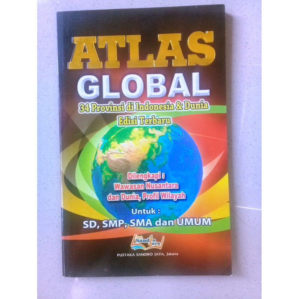 Jual Buku Atlas Global 34 Propinsi Indonesia dan Dunia | Shopee Indonesia