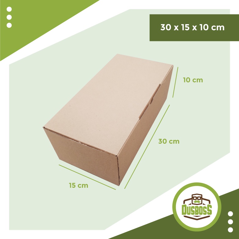 Jual Kardus 30 x 15 x 10 cm -- Die Cut dan easy usage-- | Shopee Indonesia
