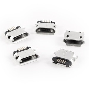 Jual Micro Usb Female 5 PIN SMD SMT Type B Connector Adapter For PCB ...