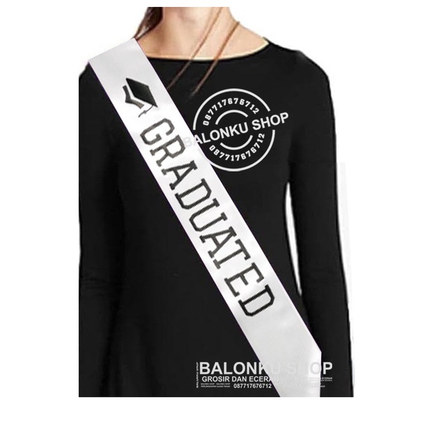 Jual Sash-Selempang- Sash Graduation / Selempang Wisuda / Selempang ...