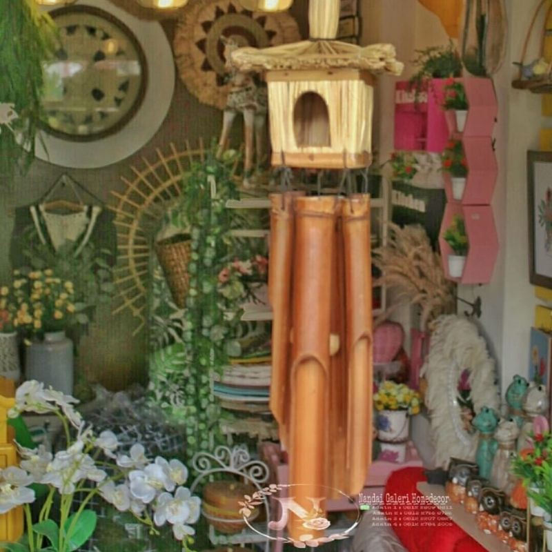 Jual lonceng bambu natural | Shopee Indonesia