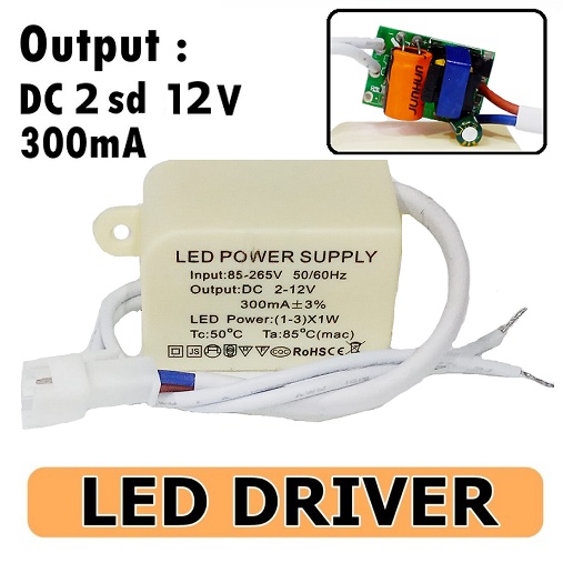 Jual Kit Driver for 3x LED 1W input 220V output 12-25V +Current ...