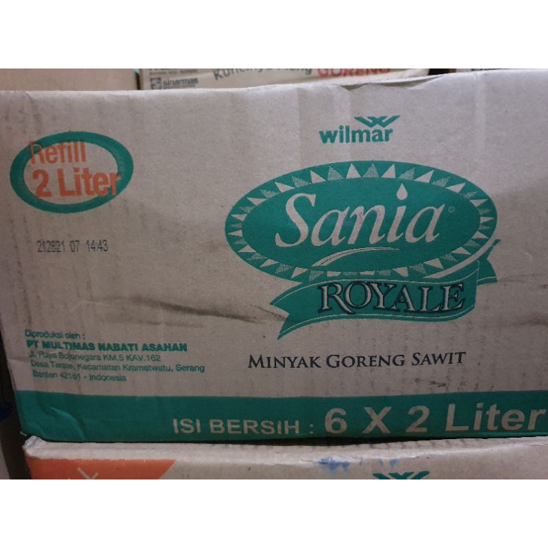 Jual Minyak Goreng Sania Royale 2 Liter 1 Dus | Shopee Indonesia