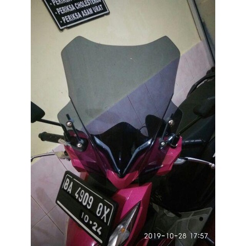 Jual Windshield Winsil Visor Penahan Angin Yamaha Mio M3 Fino Soul GT ...