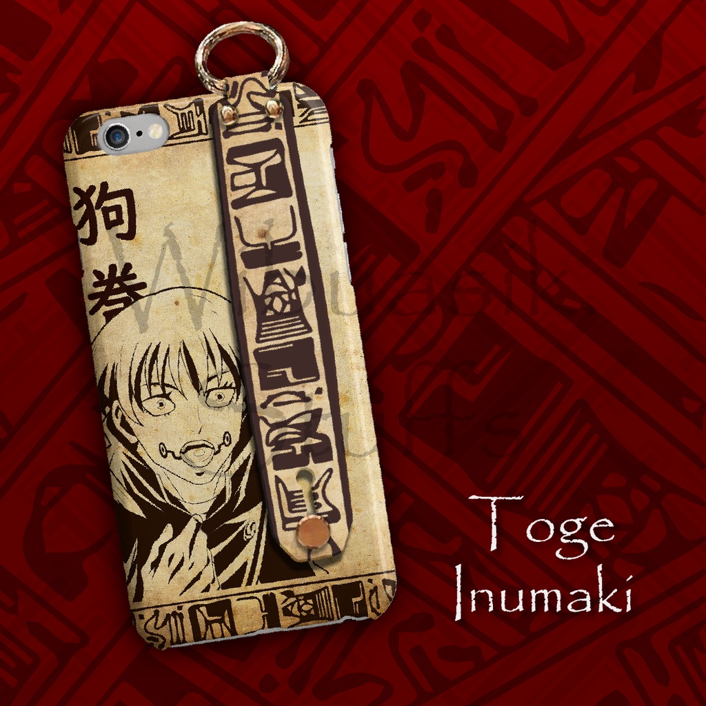 Jual Custom Case Anime Jujutsu Kaisen Toge Inumaki with Talisman ...