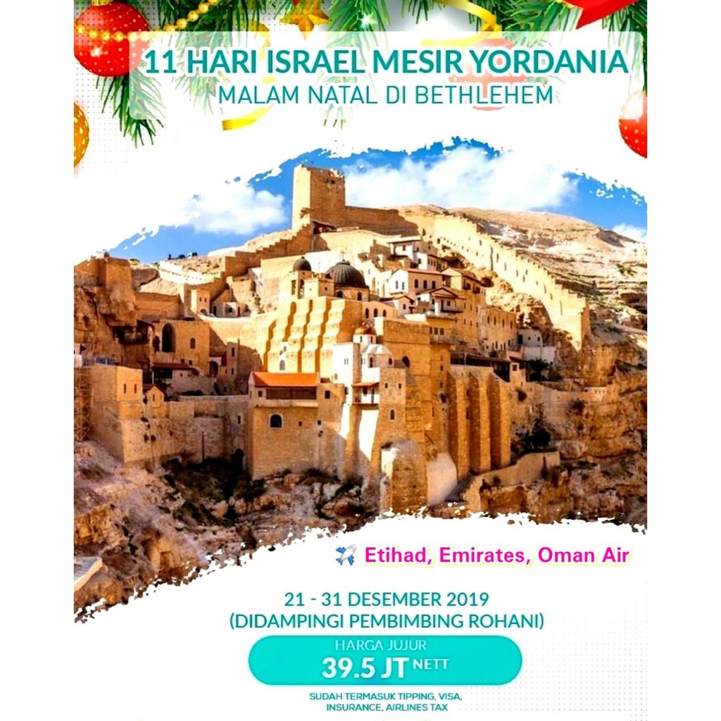 Jual CHRISTMAS IN HOLYLAND - MALAM NATAL DI BETHLEHEM | Shopee Indonesia
