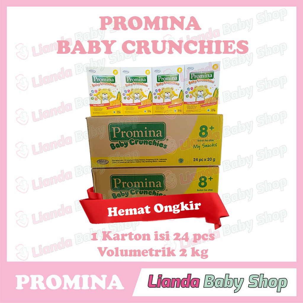 Jual PROMINA CRUNCHIES 24 PCS X 20 GRAM (VOLUME 2 KG) | Shopee Indonesia
