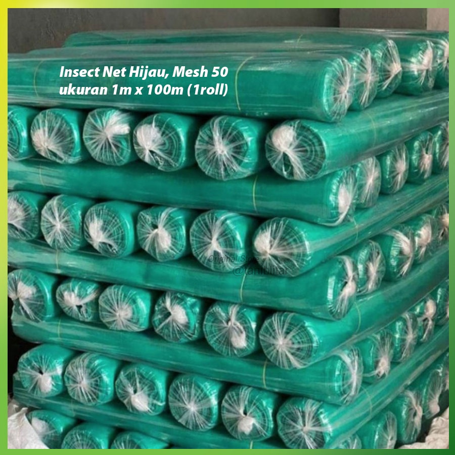 Jual Insect Net Screen Jaring Penghalang Serangga - Lebar 1m Mesh 50 ...