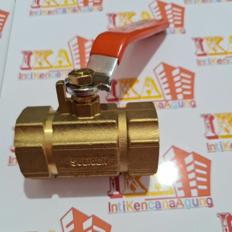 Jual STOP KRAN 1 INCH SOLIGEN KUNINGAN BAGUS / BALLVALVE SOLIGEN KUNINGAN | Shopee Indonesia
