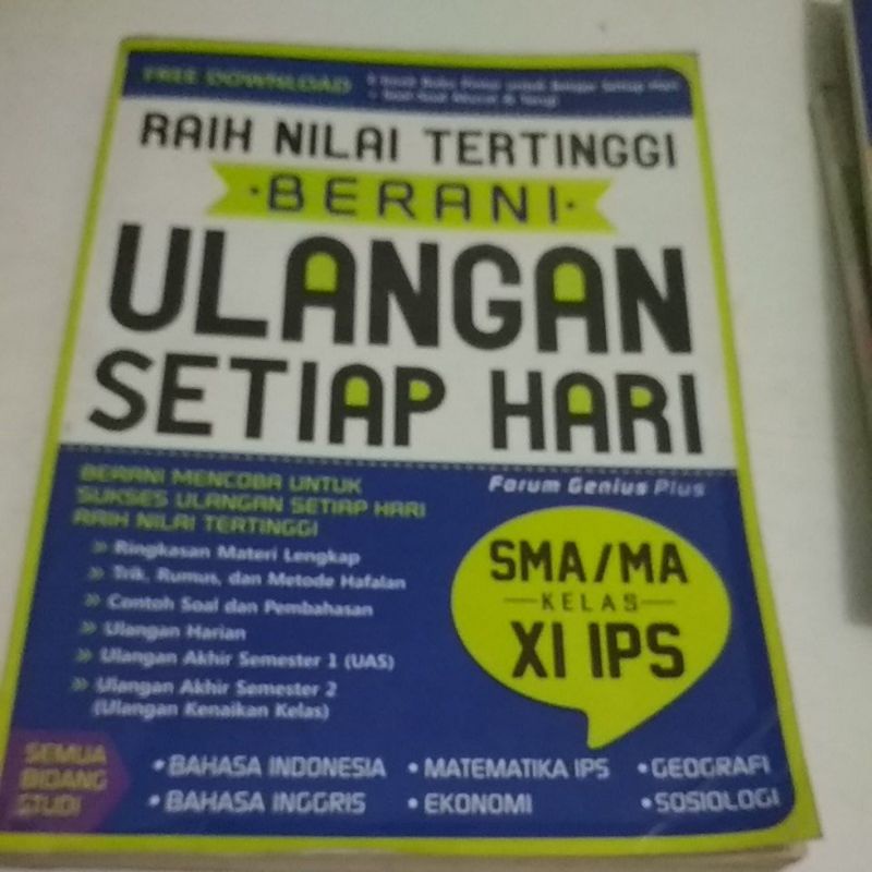 Jual Raih nilai tertinggi berani ulangan setiap hari SMA MA kelas XI ...