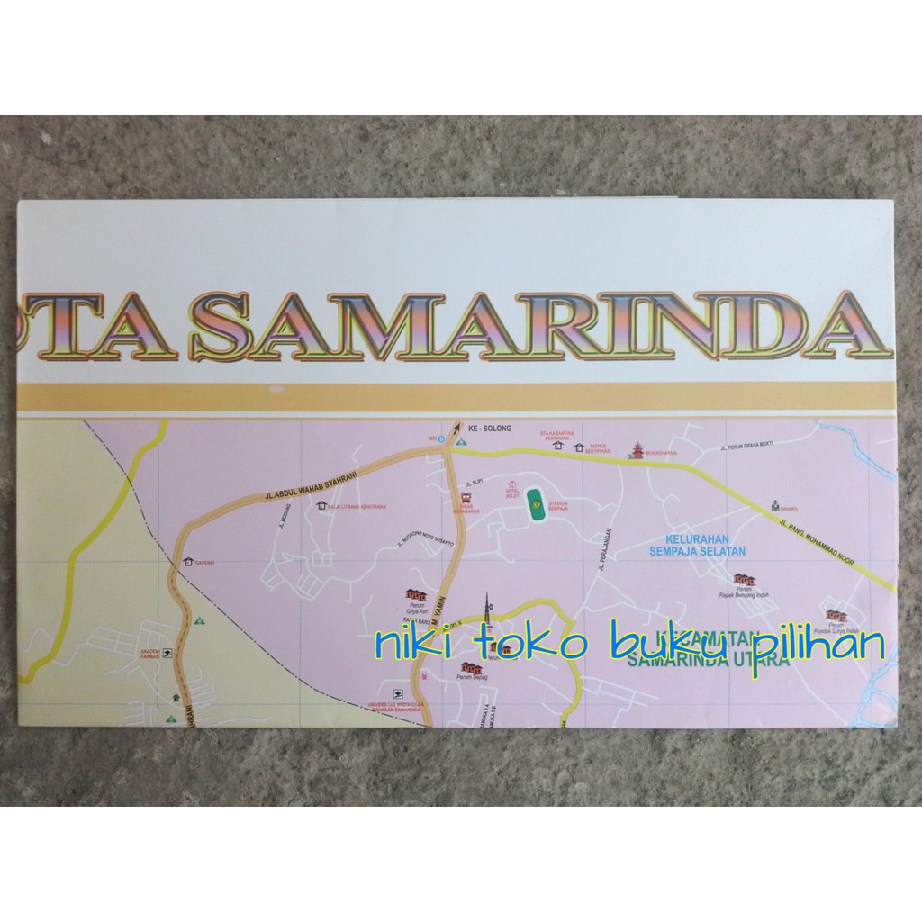 Jual Peta Kota Samarinda Lipat | Shopee Indonesia