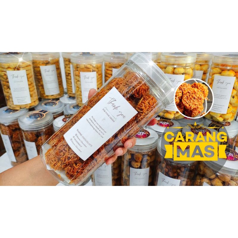 Jual Carang Mas Ubi Kemasan Toples Besar 1300ml | Shopee Indonesia