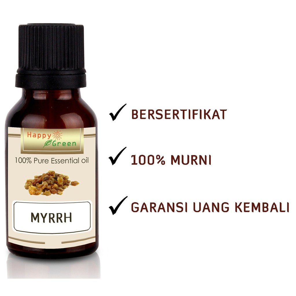 Jual Happy Green Myrrh Resinoid Essential Oil ( Minyak Resin Mur ...