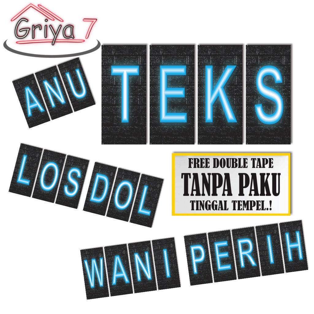 Jual HIASAN DINDING DIY HURUF ABJAD ANGKA DEKORASI PAJANGAN DINDING ...