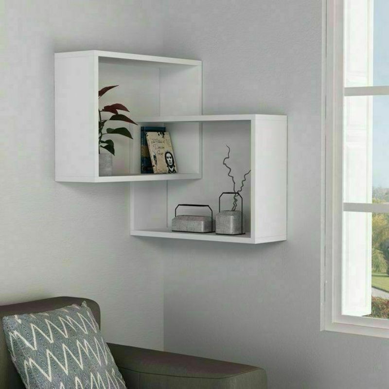 Jual Rak Dinding Minimalis Serbaguna Sudut Tempel Pojok Susun Dapur ...