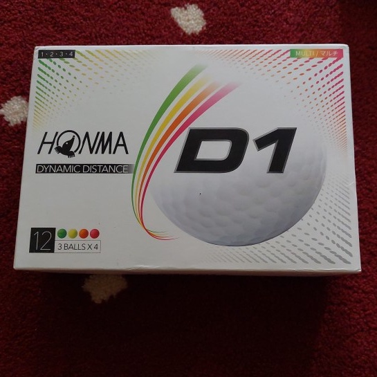Jual BOLA GOLF HONMA D1 DYNAMIC DISTANCE COLOUR | Shopee Indonesia