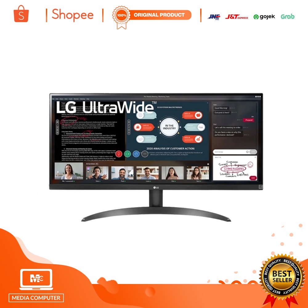 Jual LED LG 29WP500B / 29WP500-B UltraWide 2560x1080 75Hz 99% sRGB ...