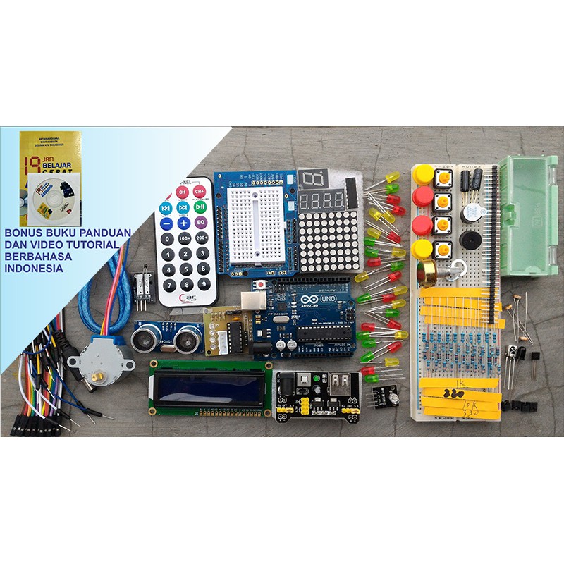 Jual Arduino Uno R3 Starter Kit Versi 2 | Shopee Indonesia