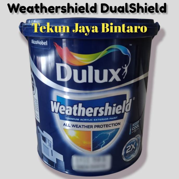 Jual Dulux Weathershield DS Dual Shield White On White 2,5L Gallon ...
