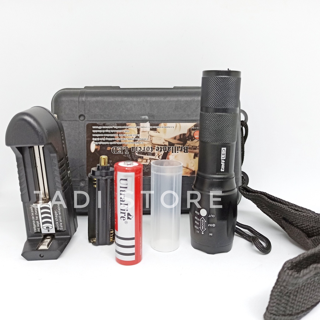 Jual Senter T6 Police Swat T6 Senter Police T6 Senter LED T6 E17s ...