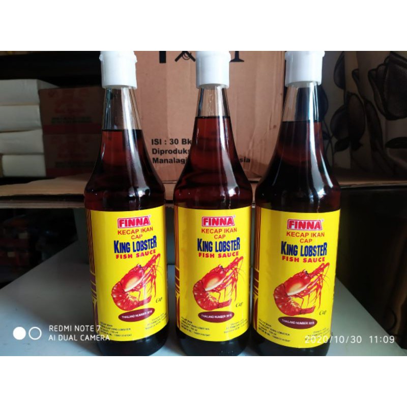 Jual Kecap Ikan "Finna" King Lobster 600ml / fish sauce / saos | Shopee ...