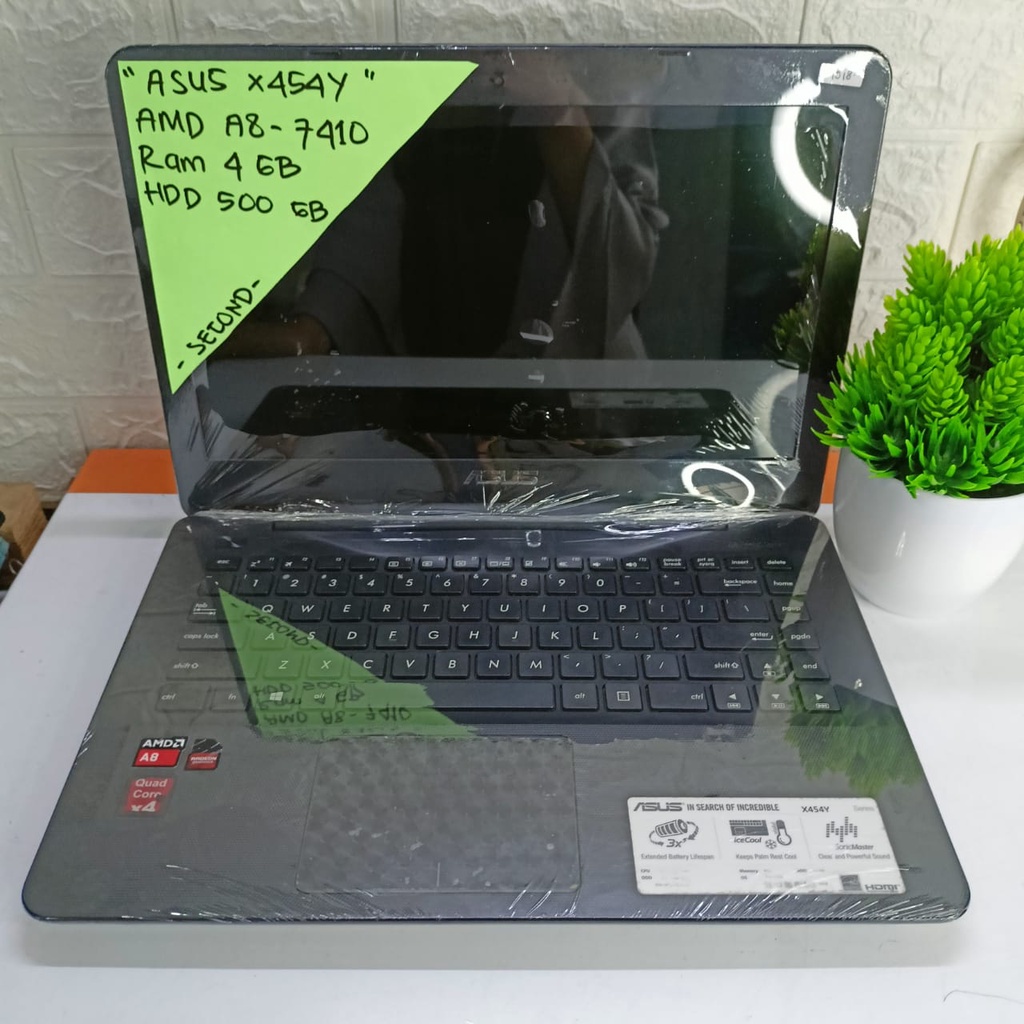 Jual ASUS X454Y AMD A8-7410 RAM 4GB HDD 500GB 14 INCH | Shopee Indonesia