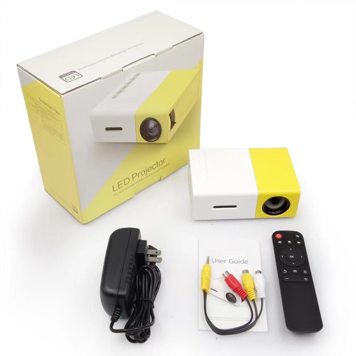Jual MINI PROYEKTOR LED YG300 / YG-300 / YG 300 LCD PORTABLE PROJECTOR ...
