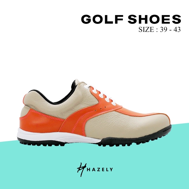 Jual Hazely Official - Sepatu Golf Pria Oakley Series Orange Light ...