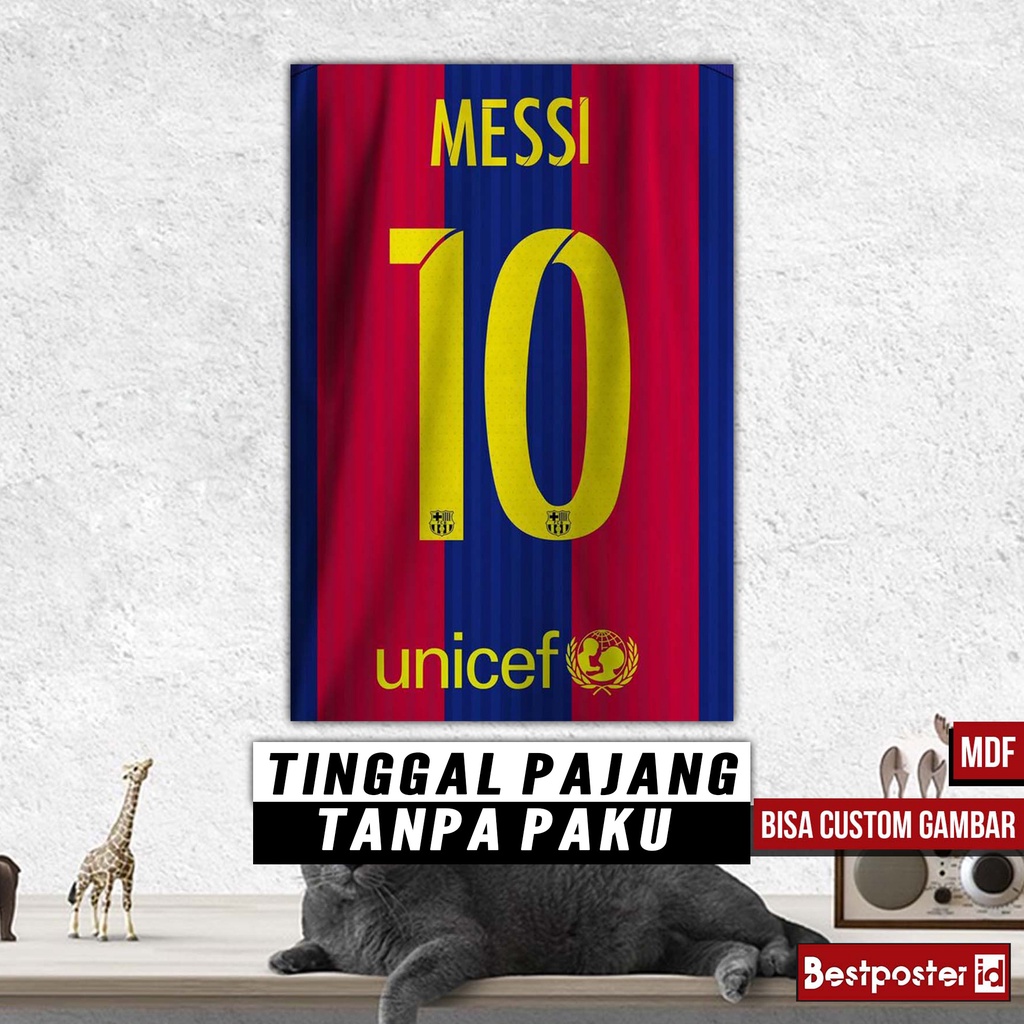 Jual Poster BARCELONA Frame Kayu BOLA MDF00137 | Shopee Indonesia