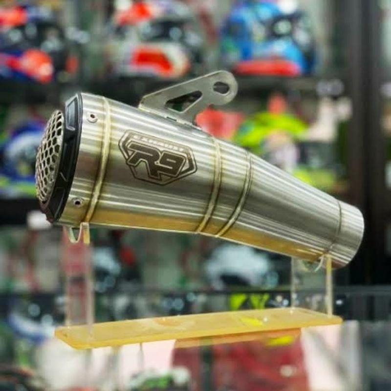 Jual KNALPOT R9 GP SS STAINLESS NINJA 250 Fi NEW OLD R25 MT25 CBR 250RR ...