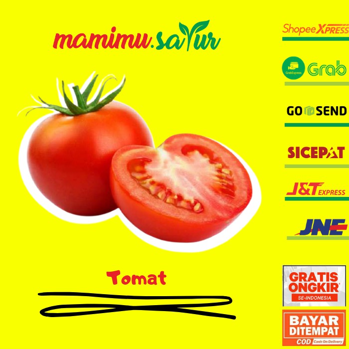 Jual TOMAT MERAH TOMAT BESAR TOMAT MERAH BESAR SEGAR SAYUR SAYURAN ...