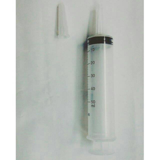 Jual suntikan syringe spuit sonde tanpa jarum 50ml | Shopee Indonesia