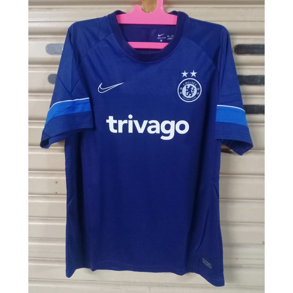 Jual JERSEY CHELSE@ TRAINING TRIVAGO 2021 2021 100% Best Quality ...