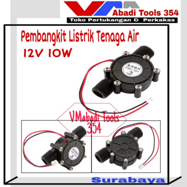 Jual Pembangkit Listrik Tenaga Air 12V 10W generator turbin / Generator ...