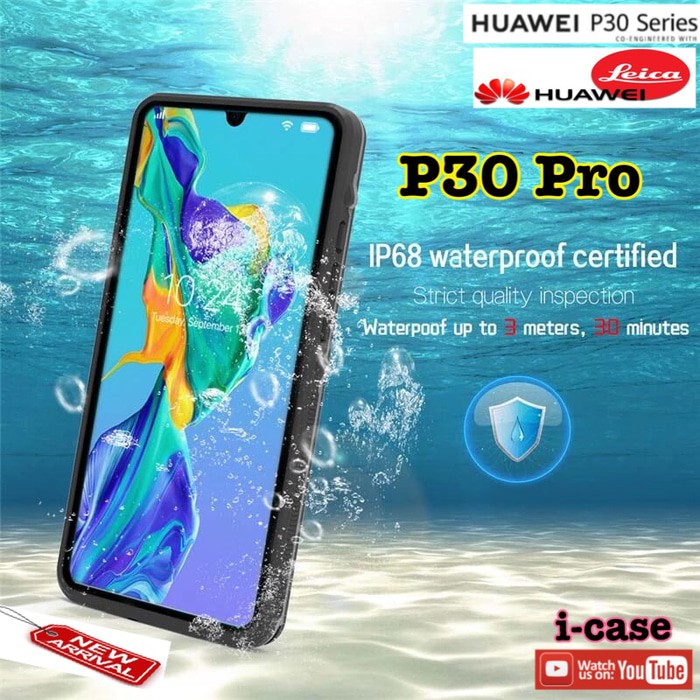 Jual Huawei P30 Pro Case Waterproof casing cover water proof huawei p30 ...