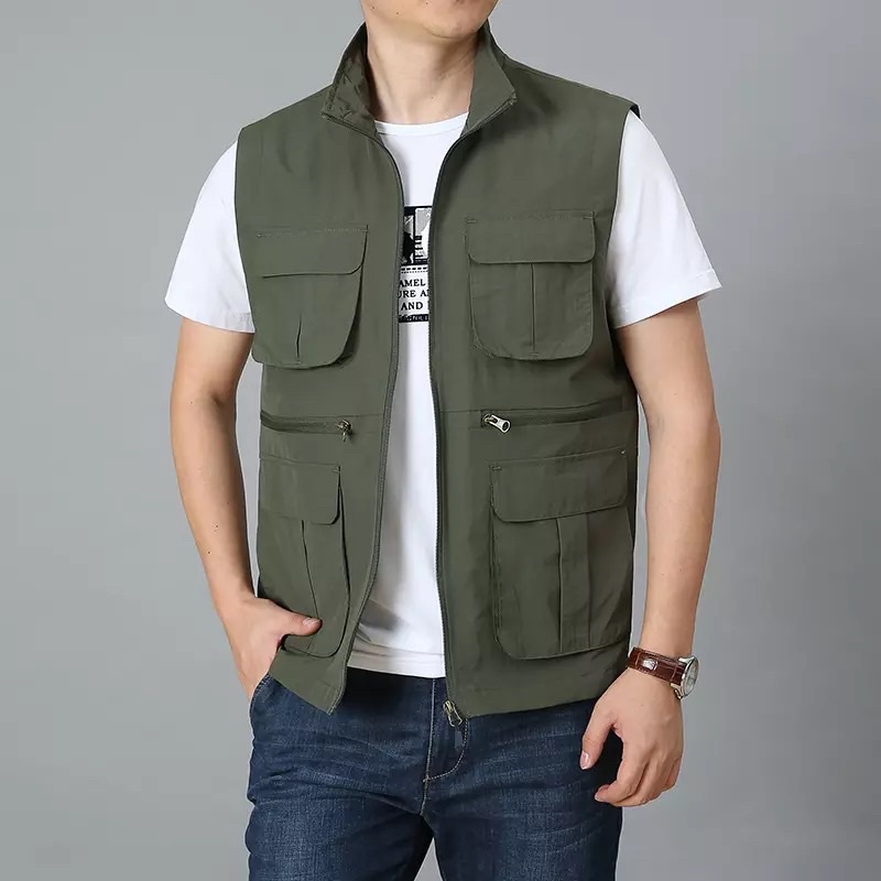 Jual Rompi terbaru /Rompi pria keren/Rompi kantor/Rompi multifungsi ...