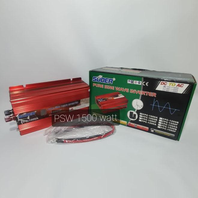 Jual Suoer Pure Sine Wave Inverter 1500 Watt / Psw Inverter 1500W Fpc-1500A | Shopee Indonesia