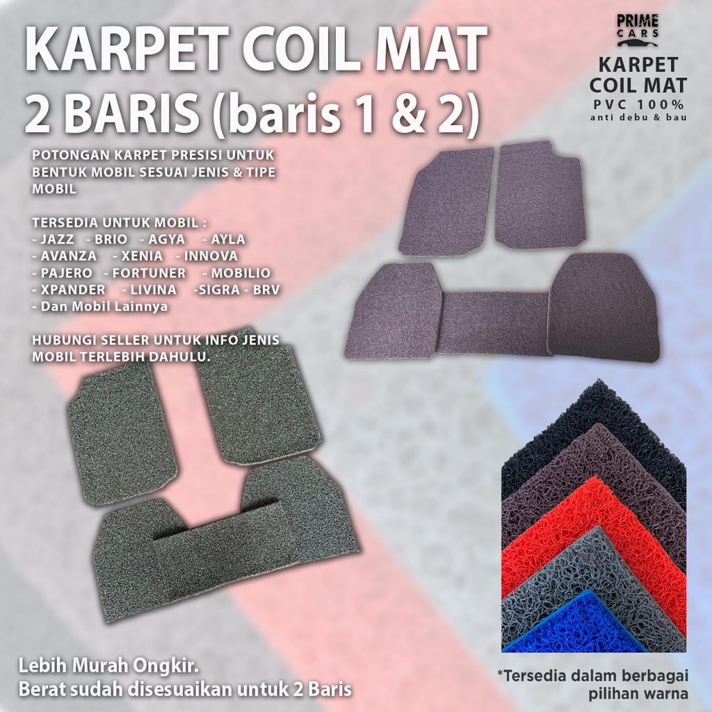 Jual Karpet Coil Mat Mobil - Custom by order - Berbagai mobil - presisi ...