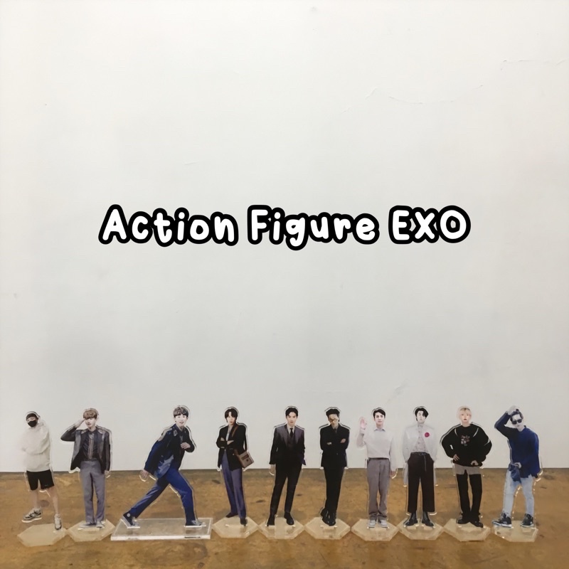 Jual KPOP Action Figure EXO Acrylic | Shopee Indonesia