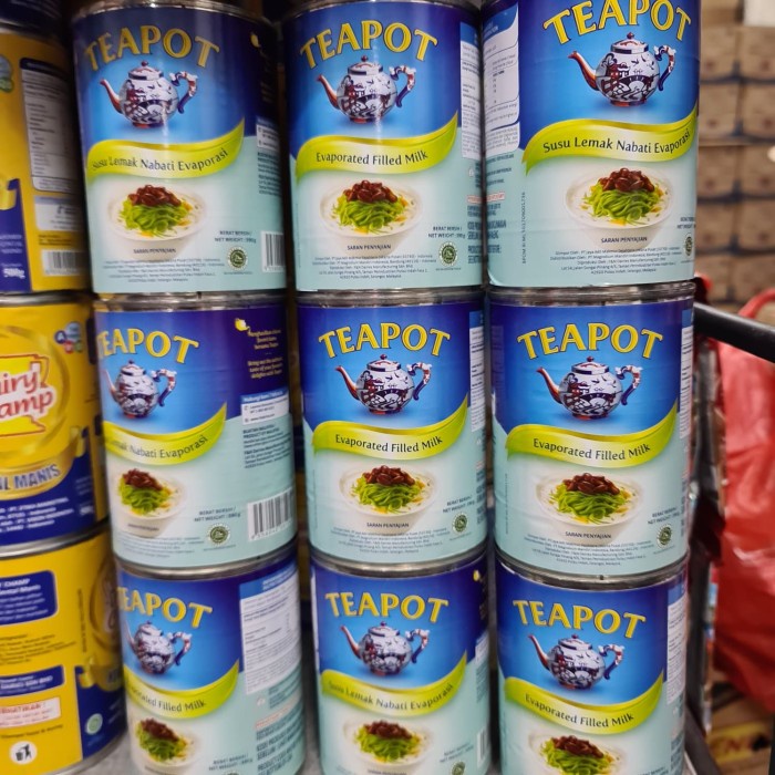 Jual susu evaporasi teapot bukan evaporate milk f&n fn GOJEK / GRAB ...