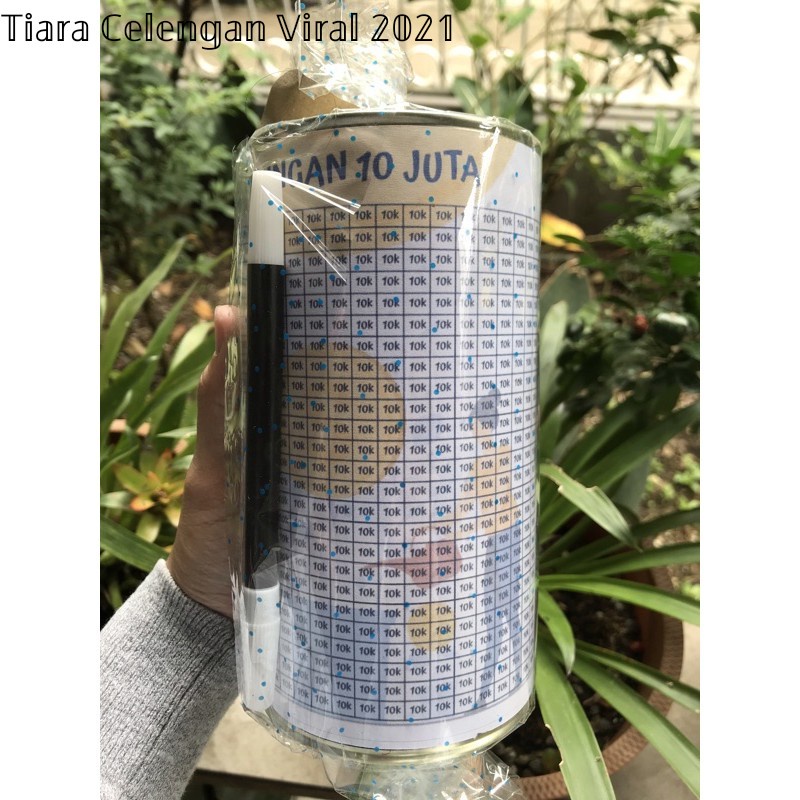 Jual Celengan Target 10 juta ... pecahan 10k | Shopee Indonesia