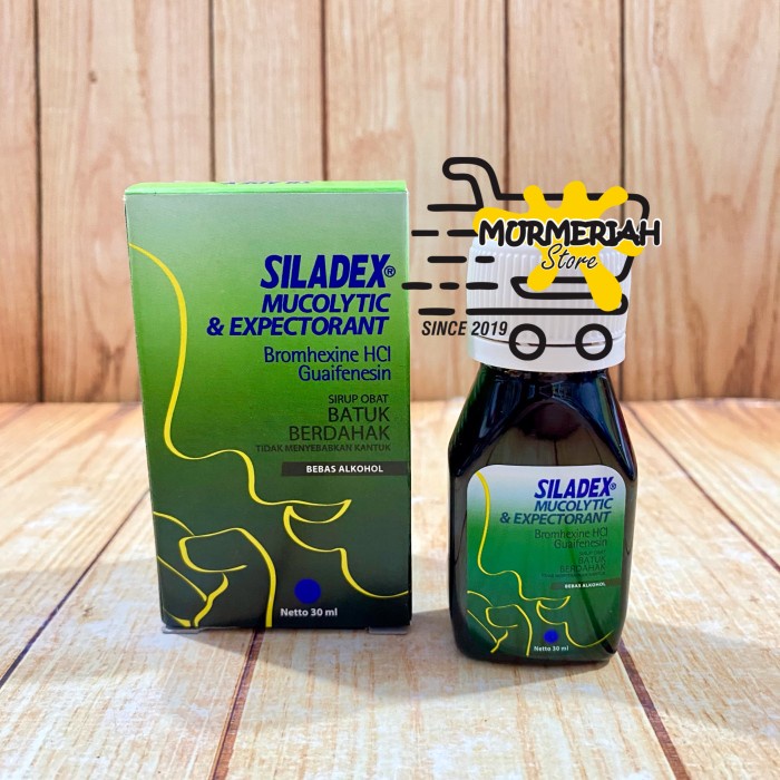 Jual SILADEX MUCOLYTIC & EXPECTORANT Sirup 30 ml-Syrup Obat Batuk ...