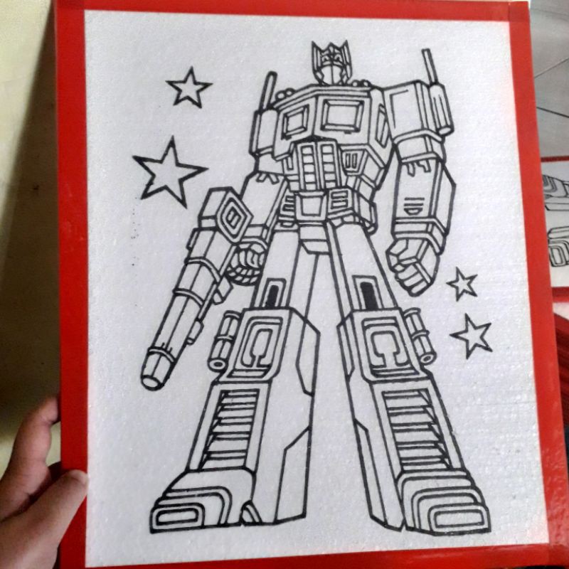 Jual styrofoam lukis anak Robot | Shopee Indonesia
