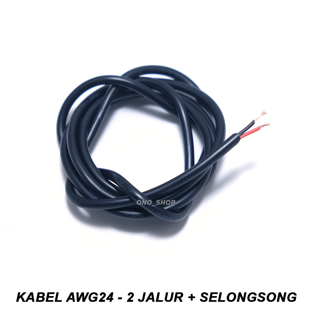 Jual Kabel AWG 24 (2 Jalur) + Selongsong @ 1 Meter | Shopee Indonesia
