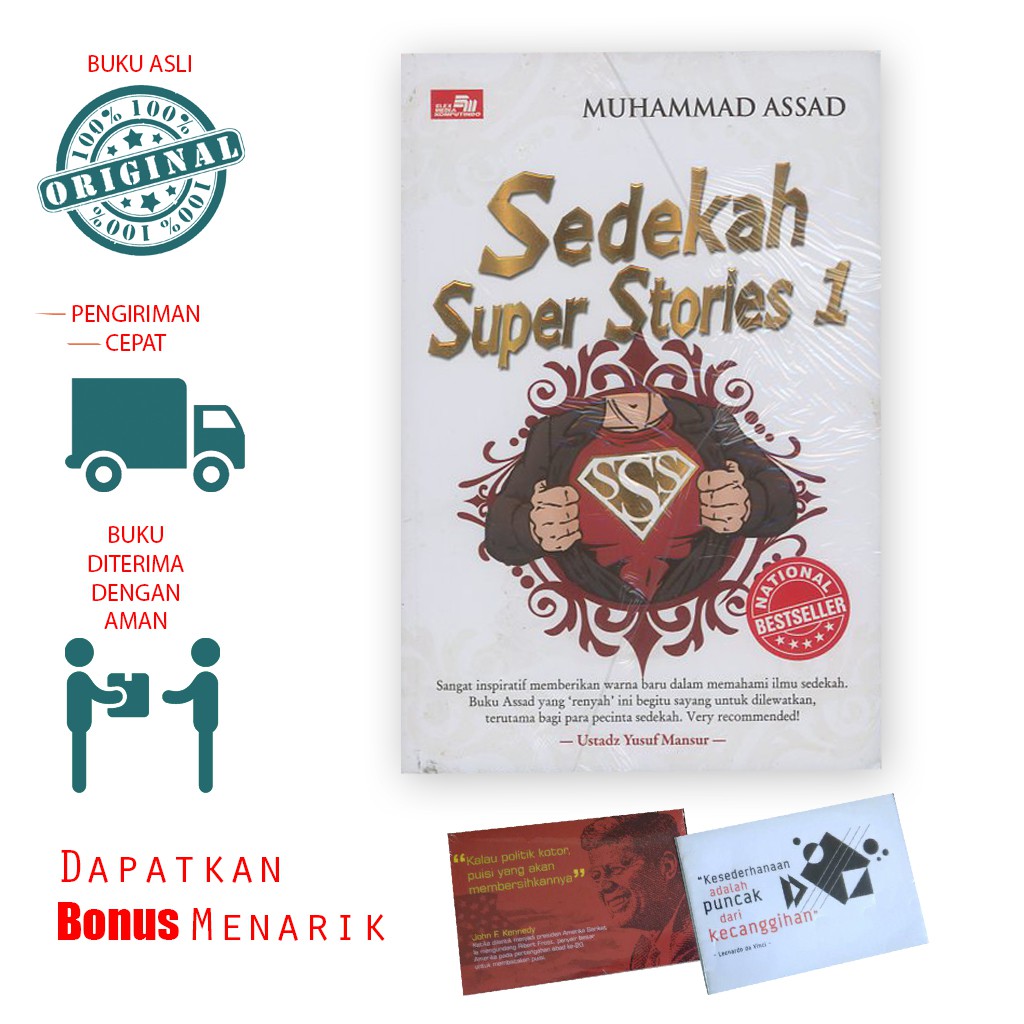 Jual BUKU SEDEKAH SUPER STORIES 1 - Muhammad Assad | Shopee Indonesia